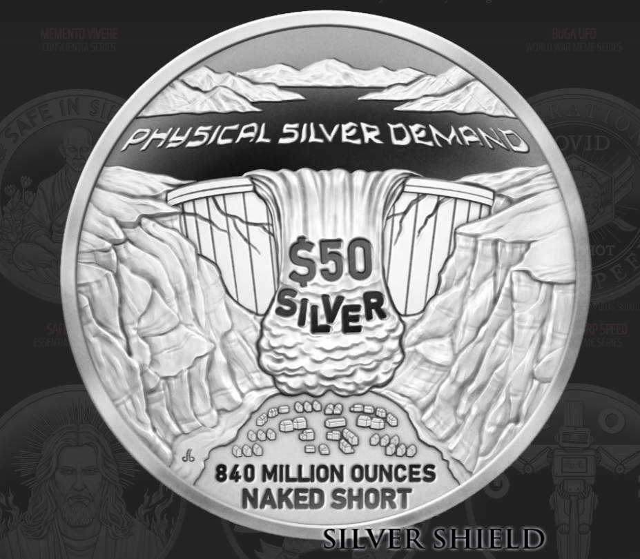 1oz Silver Shield Silver Proof 2025 DAM BREAK – Yorkshire Bullion