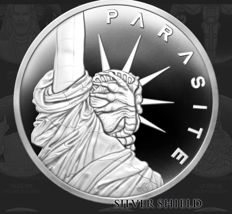 1oz Silver Shield Silver Proof 2025 PARASITE – Yorkshire Bullion